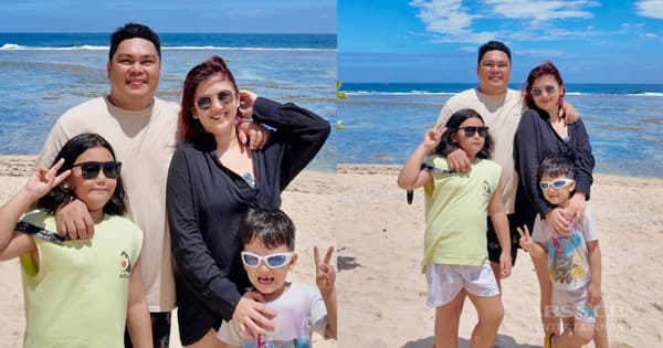 Karen Reyes with her kids | ABS-CBN Entertainment