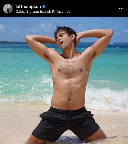 Thirst trap photos of Kit Thompson | ABS-CBN Entertainment