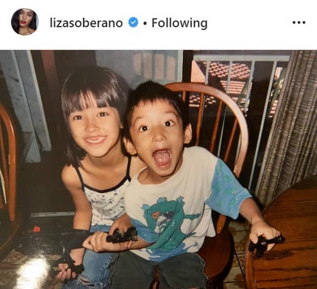 Then-and-Now Photos of Liza Soberano and her brother Justin | ABS-CBN Entertainment