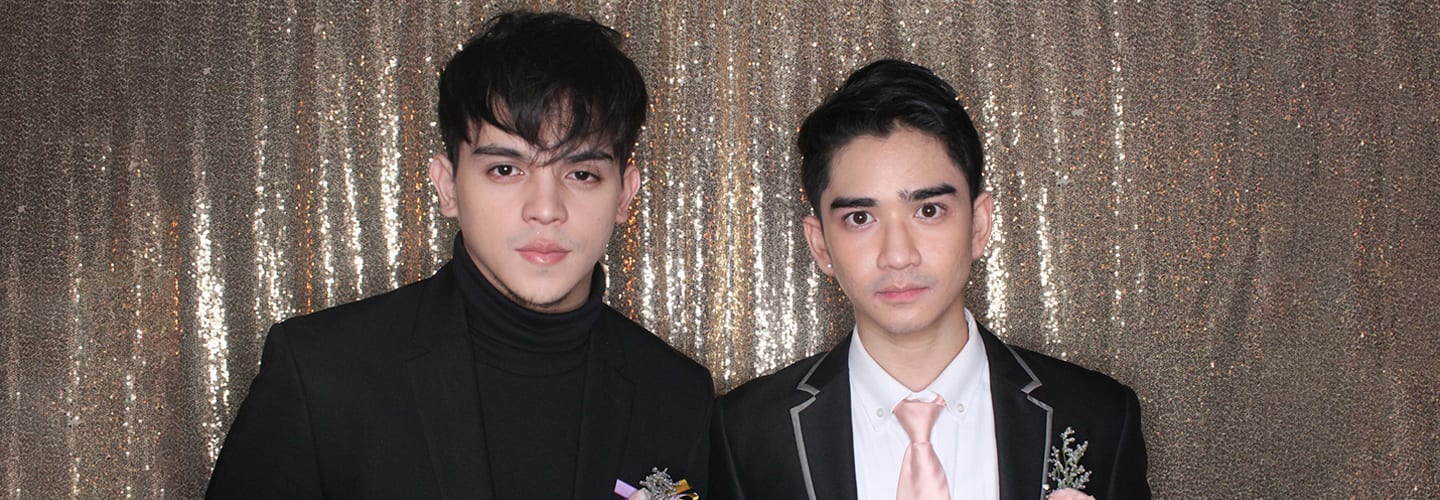 Elderly People Look At Their Younger Reflections In This