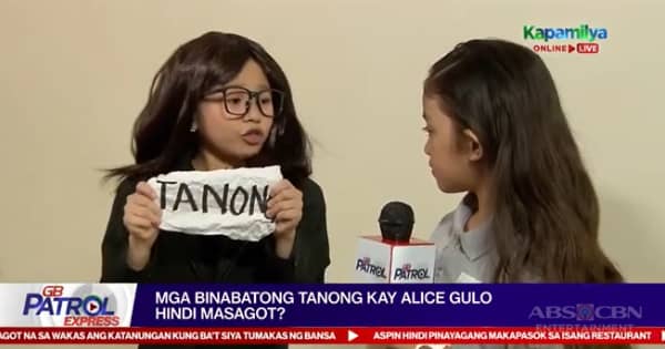 Alice Gulo hindi makasagot? | Goin’ Bulilit | ABS-CBN Entertainment
