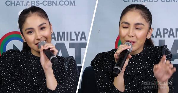 Julia Barretto takes on the Kapamilya Chat’s Sing A Song Challenge ...